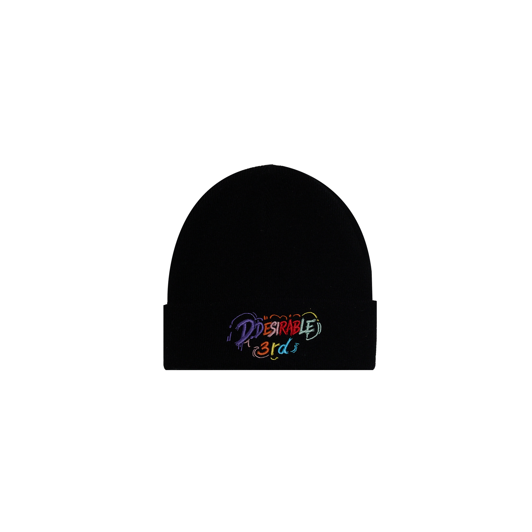 D.DESIRABLE-3rd Colorful Embroidery Beanie – ddesirable.com